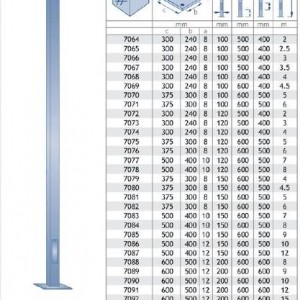 עמוד פרופיל ריבועי RHS - בן חור מפעלי תאורה